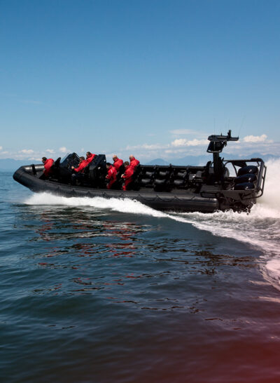 Zodiac Hurricane boats, tailored for military operations