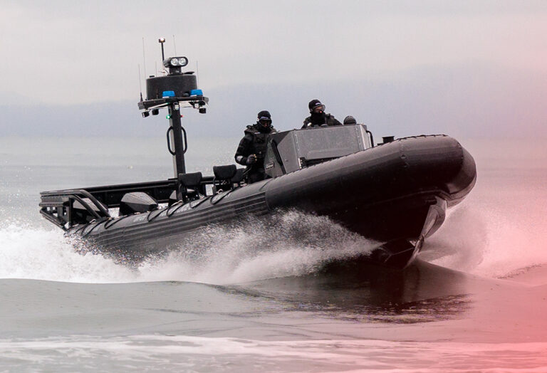 Zodiac Hurricane boats, tailored for military operations